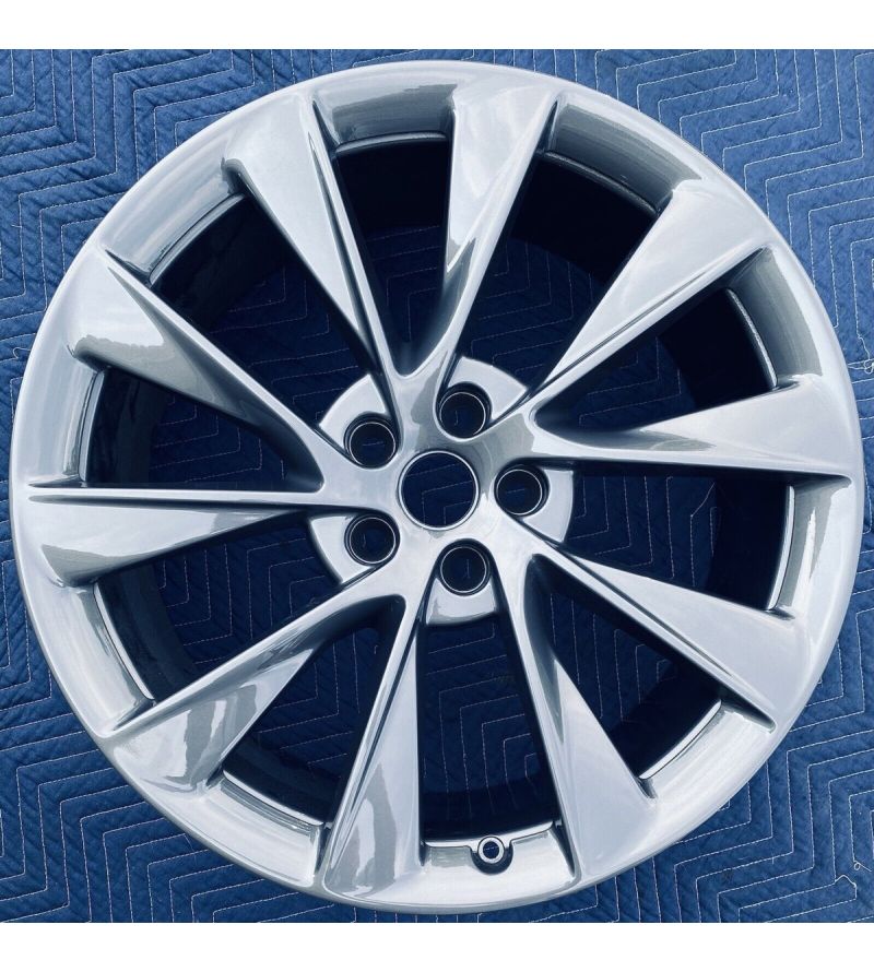 Model S - WHEEL,21x9.0J,ET40,TWN TURB,CRBN - Tesland