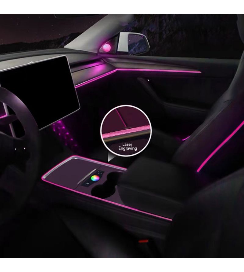 Tesla model 3 ambient lighting kit store